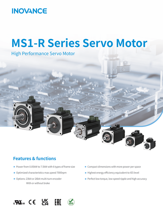 Inovance MS1H4-20B30CB-A334R Servo Motor - Precision & Reliability