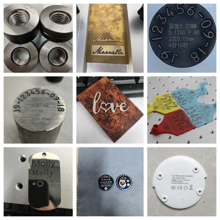 Professional Color Fiber Laser Marking Machine for Metal Laser ...