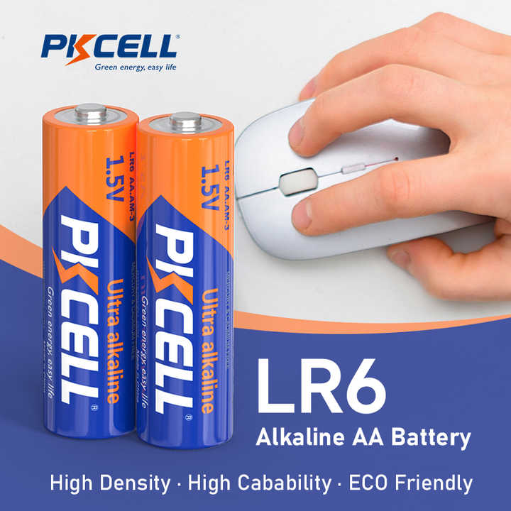 PKCELL AA LR6 Ultra Alkaline Battery 1.5V Model 23A for Home Appliances ...