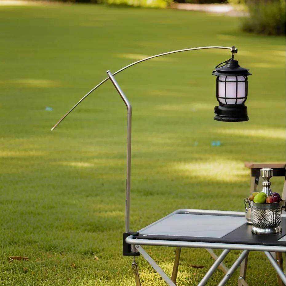 Camping Gear Cookware Multipurpose Lamp Holder Light Weight Stainless ...