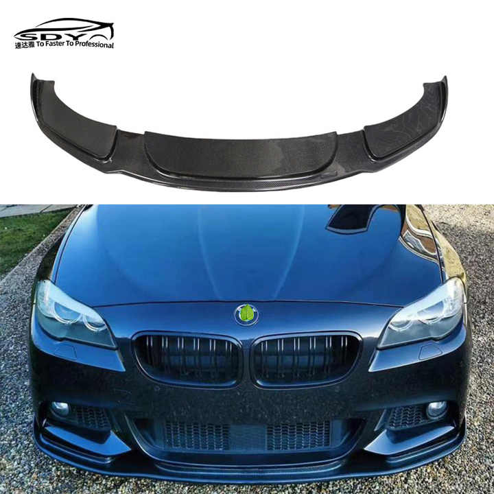 F10 M Sport HM Style Carbon Fiber Front Lip Front Bumper Lip Front ...