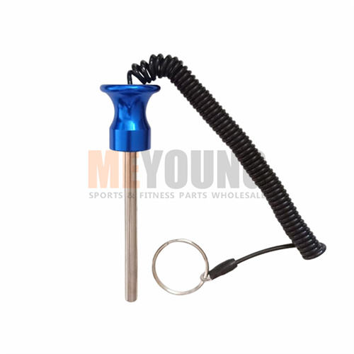 Universal Gym Magnetic Weight Stack Pin with Lanyard