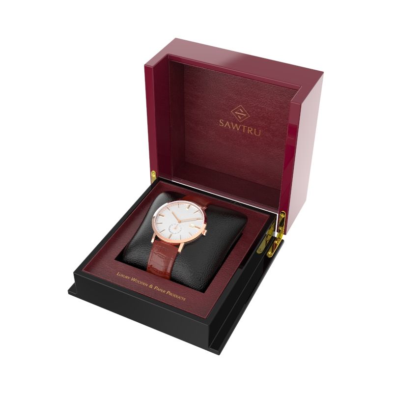 Stylish Storage Solutions: Quality flocked velvet watch box for Watch ...