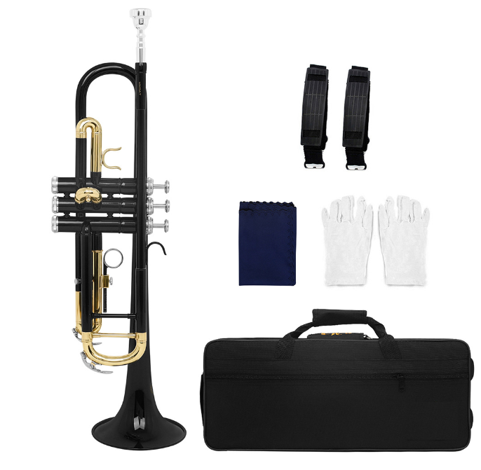 High Quality Brass Tube Trumpet with Bb Gold Piston New Product ...