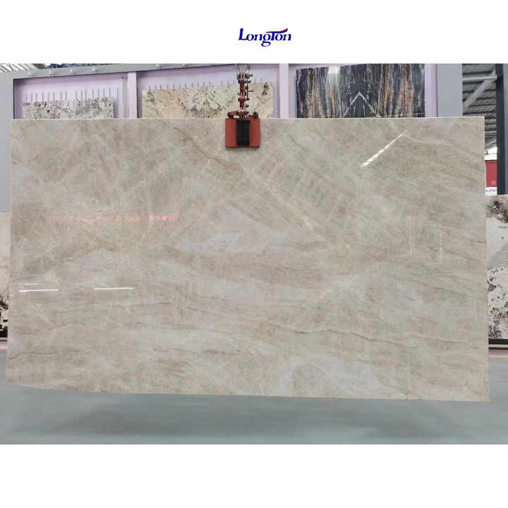 Luxury Brazil Natural Stone Taj Mahal Quartzite Polished Marble Slab ...