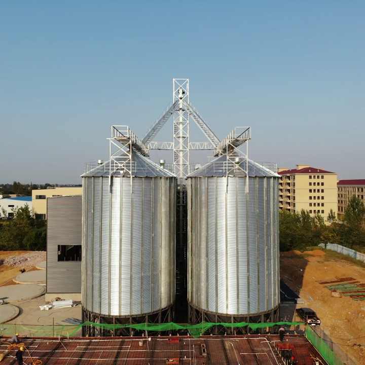 Bolted Steel Flat Bottom Silo for Industrial Storage of Plastic Pellets ...