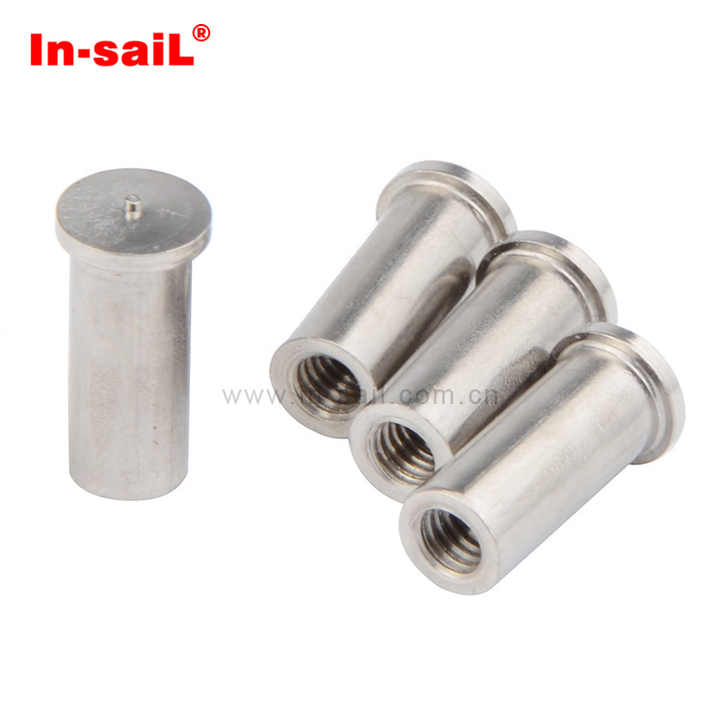 Threaded Weld Nuts Flanged Weld Studs For Heavy Industry - Buy ...