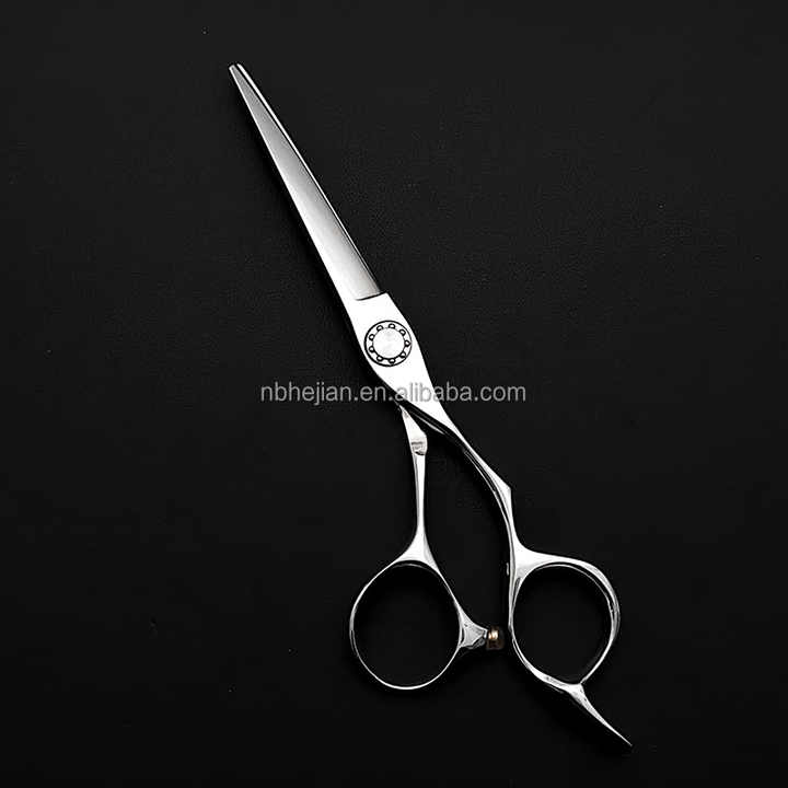 Japan440C steel hair scissors 6.0 inch hair cutting shear professional ...