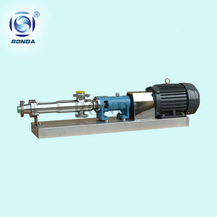GW Sanitary Stainless Steel Progressive Cavity Screw Pump High Viscosity Food Grade Hygienic ...