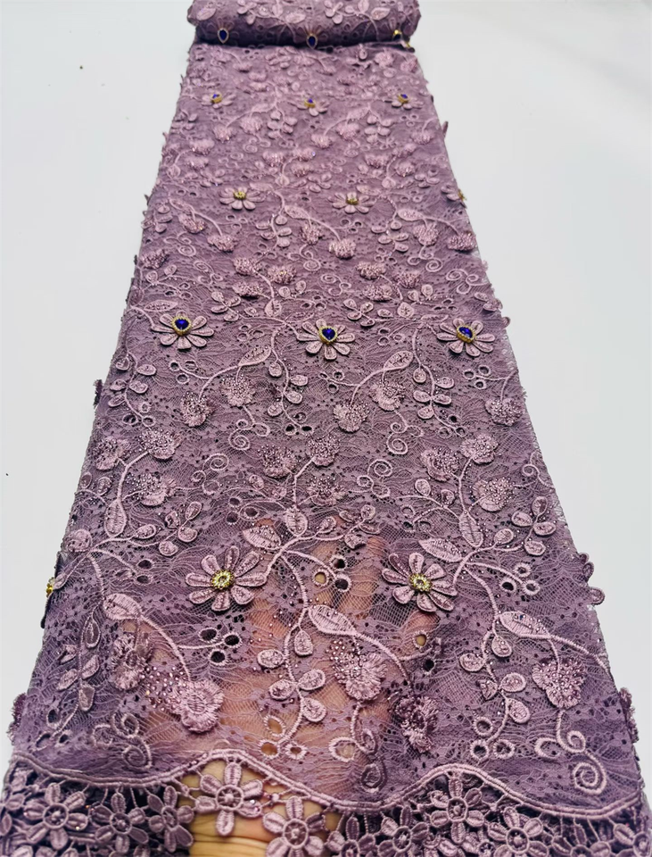 NI.AI 2026 New Fashion Wholesale Crystal Lace Austria Lace Fabric ...
