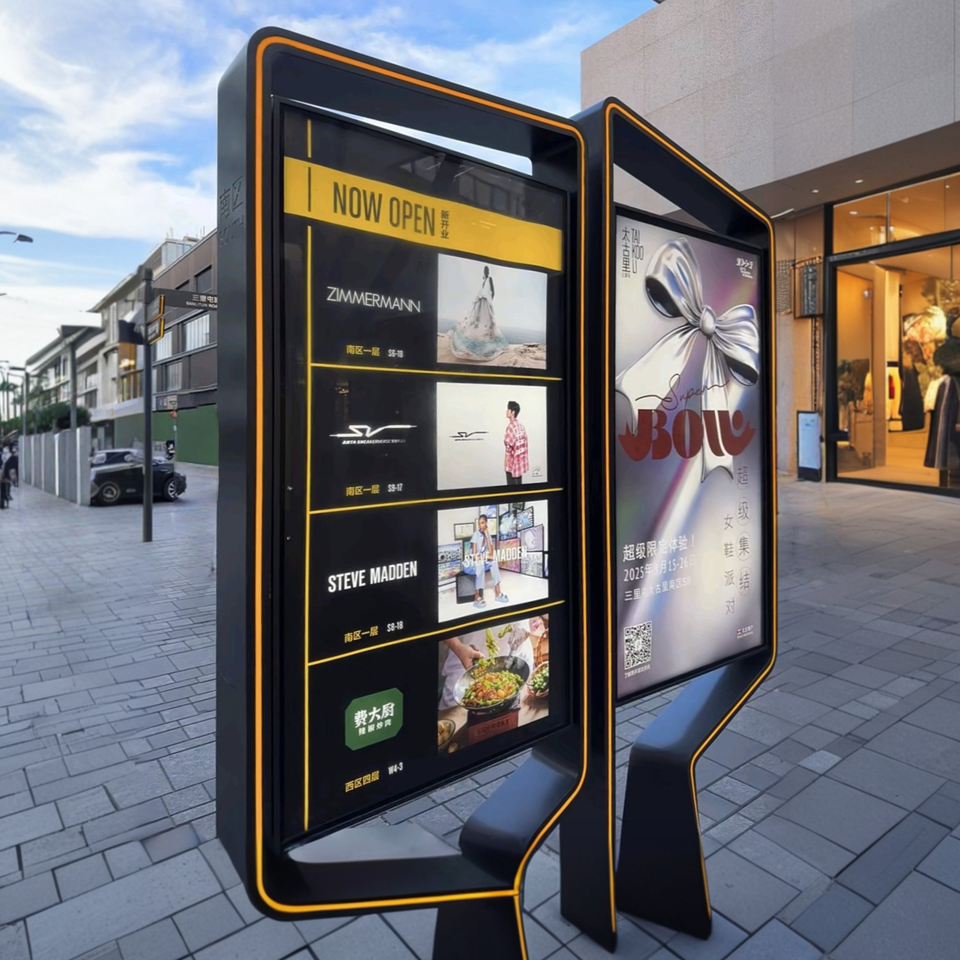 Custom Directional Board Sign Free Standing Parking Pylon Signage ...