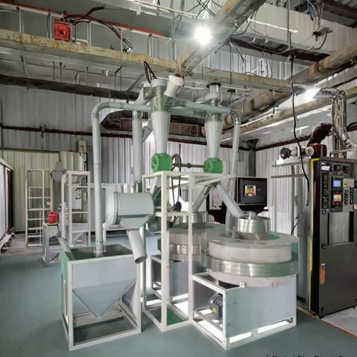 JX 400kg/h Corn Steam Flaking Machine with Motor Core Component for ...