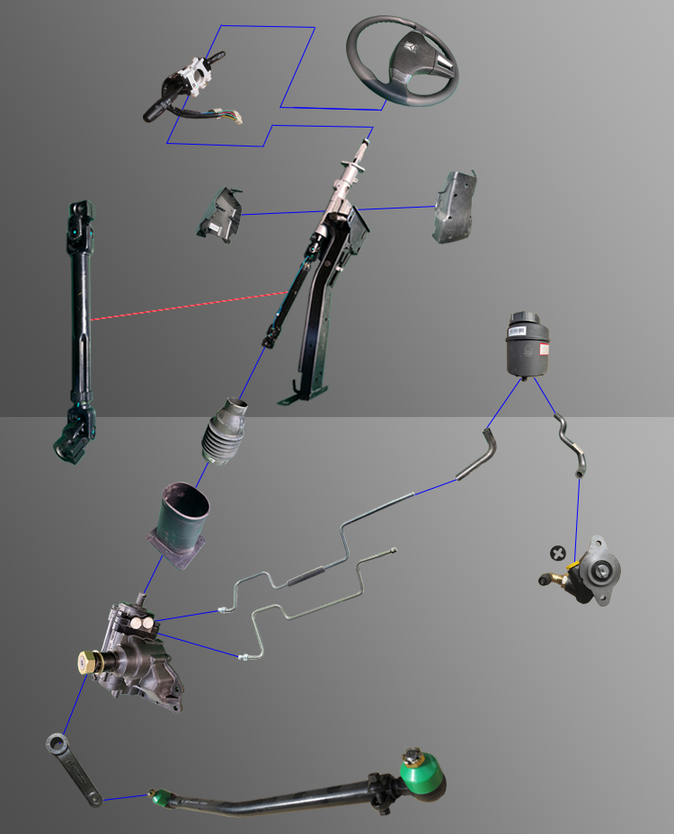 Sinotruk Howo light truck Straight steering stick Products from Jinan ...