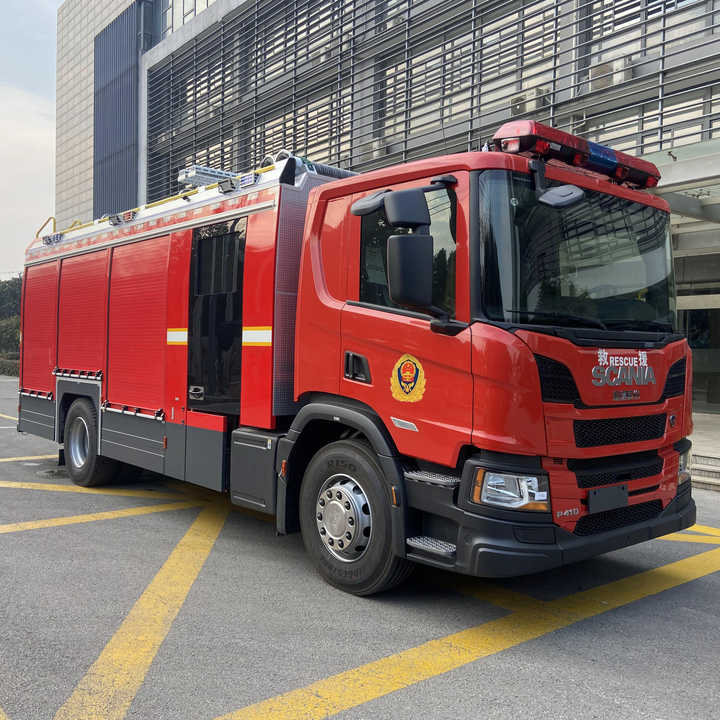 For Scania New Diesel 394HP Pumper Fire Truck 4x2 Drive Wheel for Foam ...