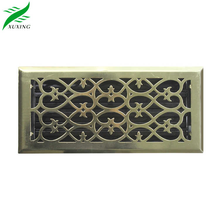 HVAC System Decorative Metal Victorian Design Floor Register ...