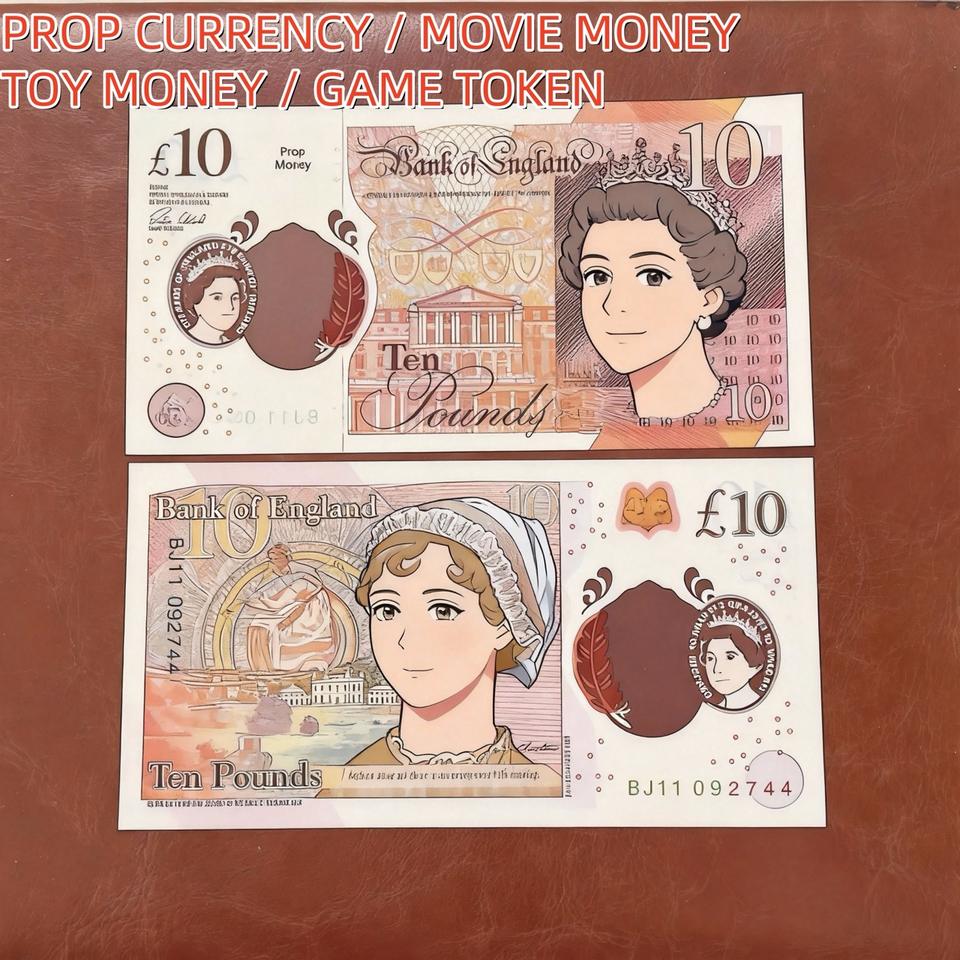 ULTRATHIN Polymer Prop Money UK Realistic Movie Plastic Prop Notes GBP ...