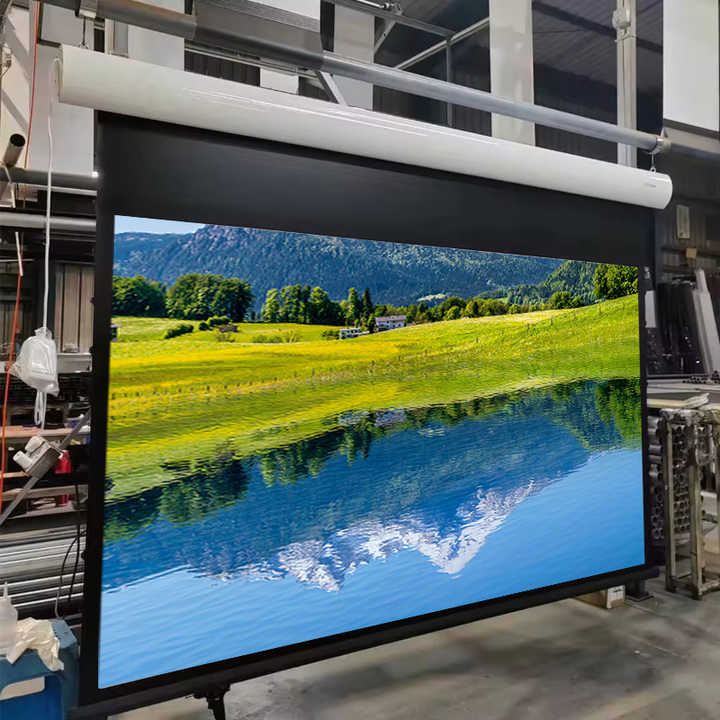 150inch High Contrast Ratio Motorized 16:9 Movie Projection Screen In ...