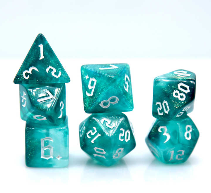 Custom Made 16mm D20 Polyhedral Acrylic Square Dice with Regular Points ...