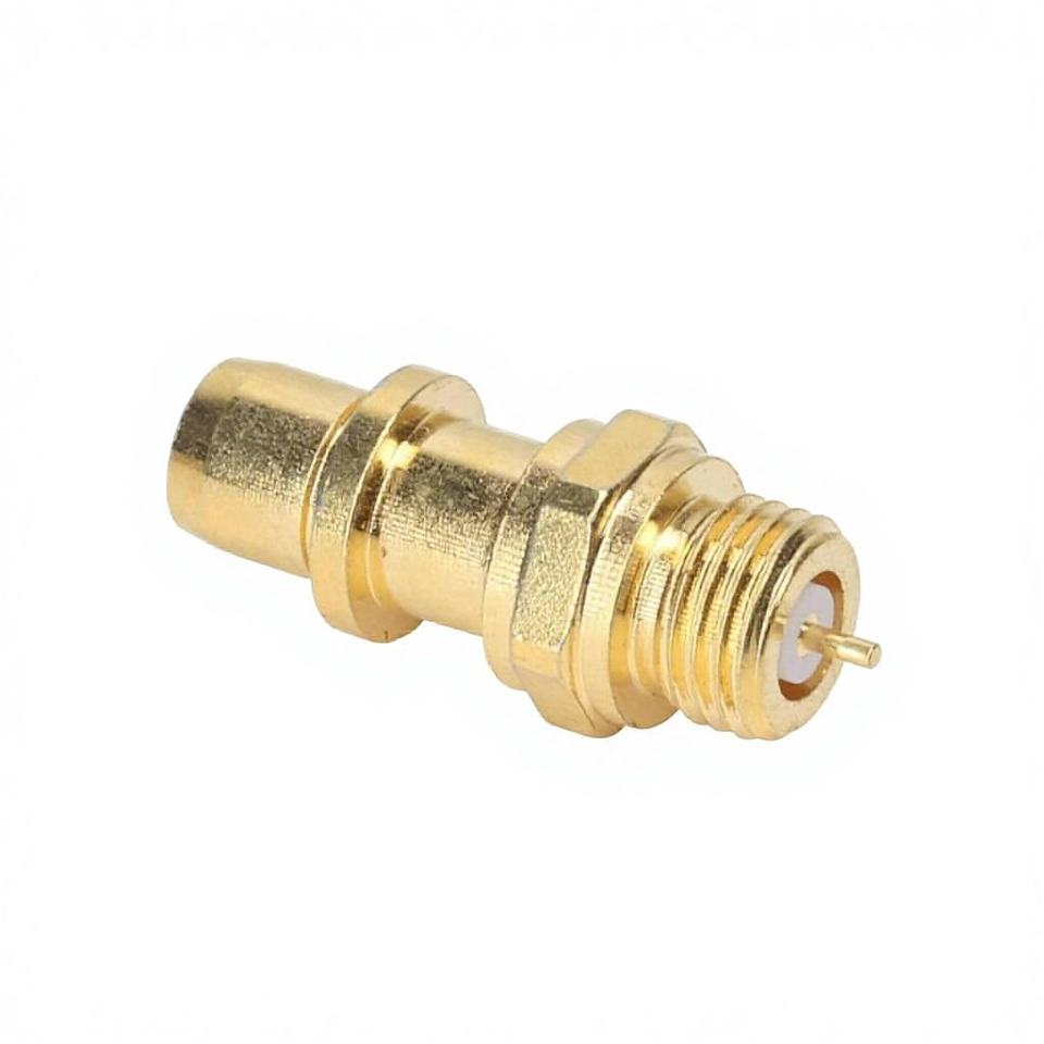 BMA RF Coaxial Connector 50 Ohm Male Female High Frequency Straight ...