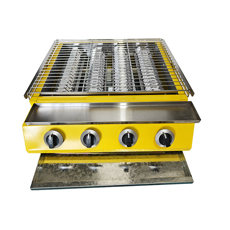 YD6BBQ 6 Burnners Yellow Color Gas Bbq Grill Barbeque Griller for Grill ...