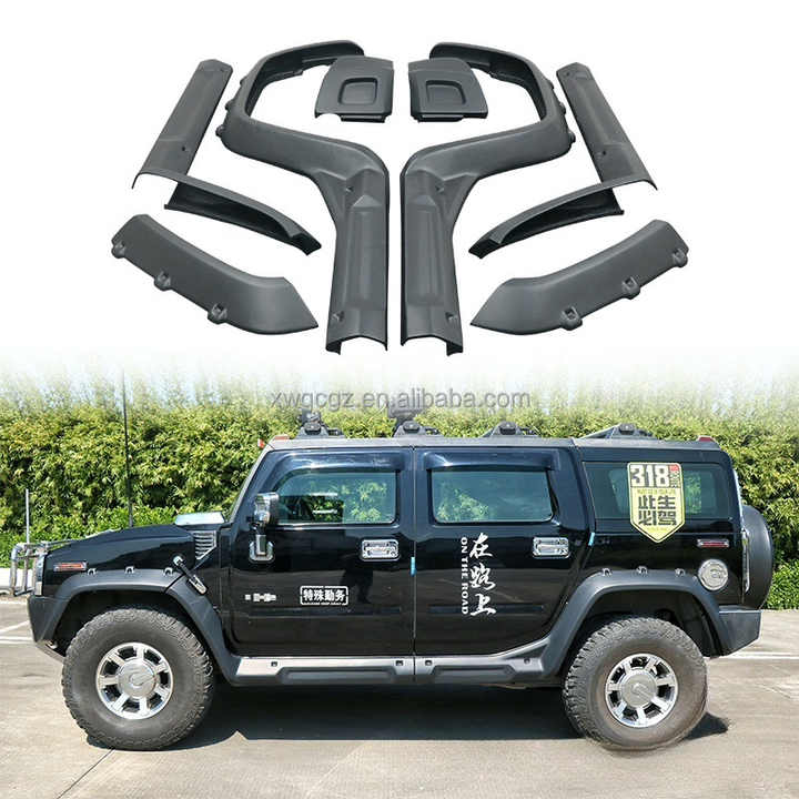 For Hummer H2 Body Kit Upgrade Wide Body Fender Bumper Corner Cover ...