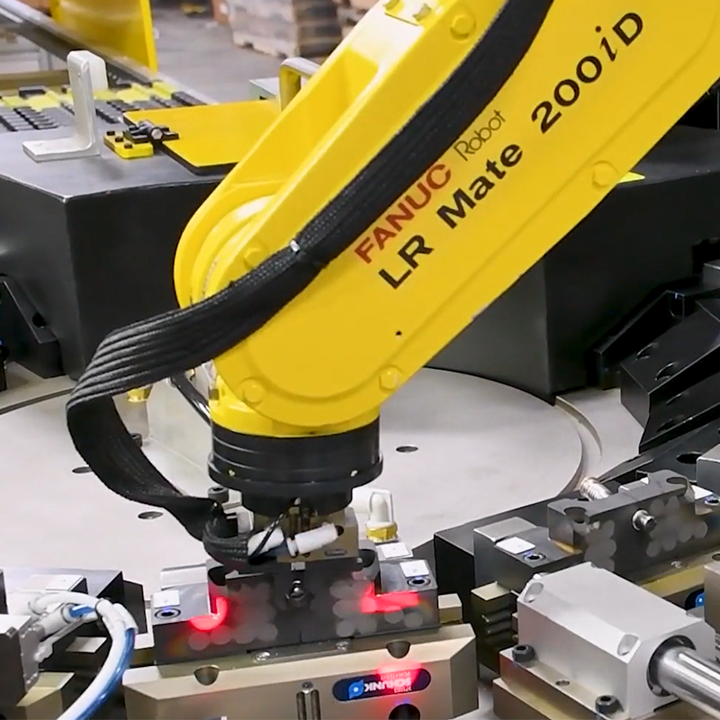6 Axis Industrial Robot FANUC LR Mate 200iD 7kg Automatic Automotive ...