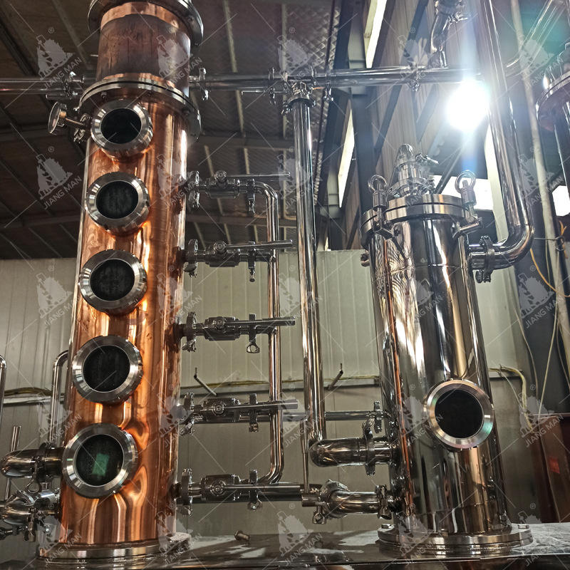 1000 Liters Copper Column Automatic Electric Distilling Machine Water ...