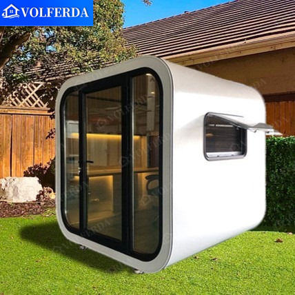 VOLFERDA E7 Space Capsule House Prefab Houses Set kitchen Cabinet ...