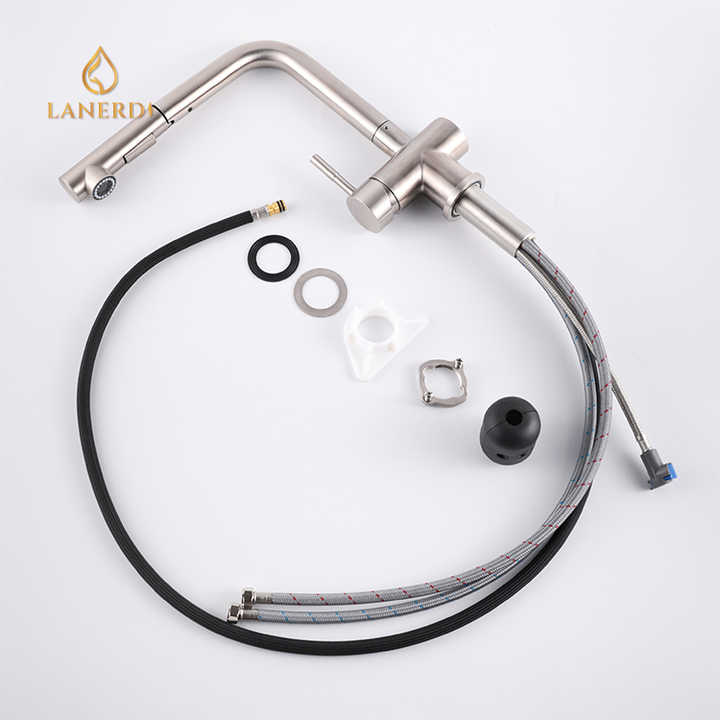 Acqua Cucina - Long Neck Swivel 1hole Single Lever Faucet