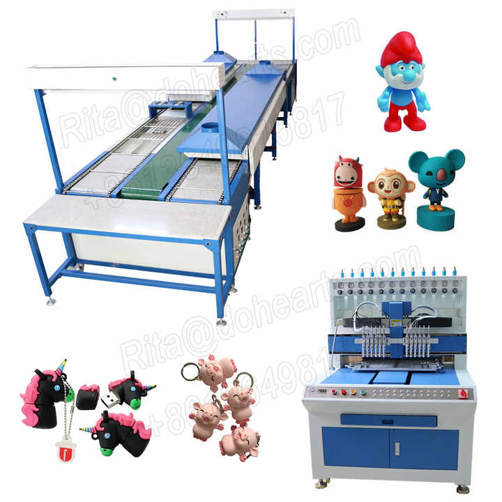 12 Colors Automatic PVC Dispensing Machine for Label Making