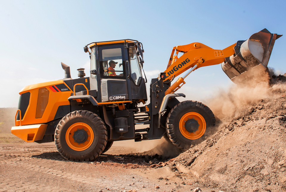 LIUGONG 835H 3 Ton Wheel Loader with New Condition Front End Loader Powerful Engine Gear Pump ...