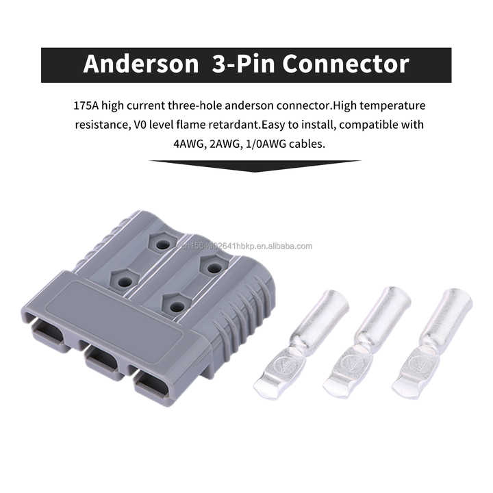 Anderson Connector 175A - Reliable Battery Plugs for UPS