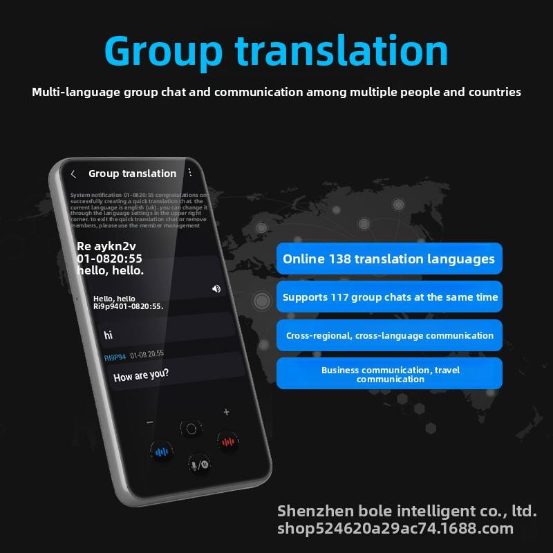 Smart Offline Translator 4.5 Inch Big Screen S85PRO Color Display Metal ...