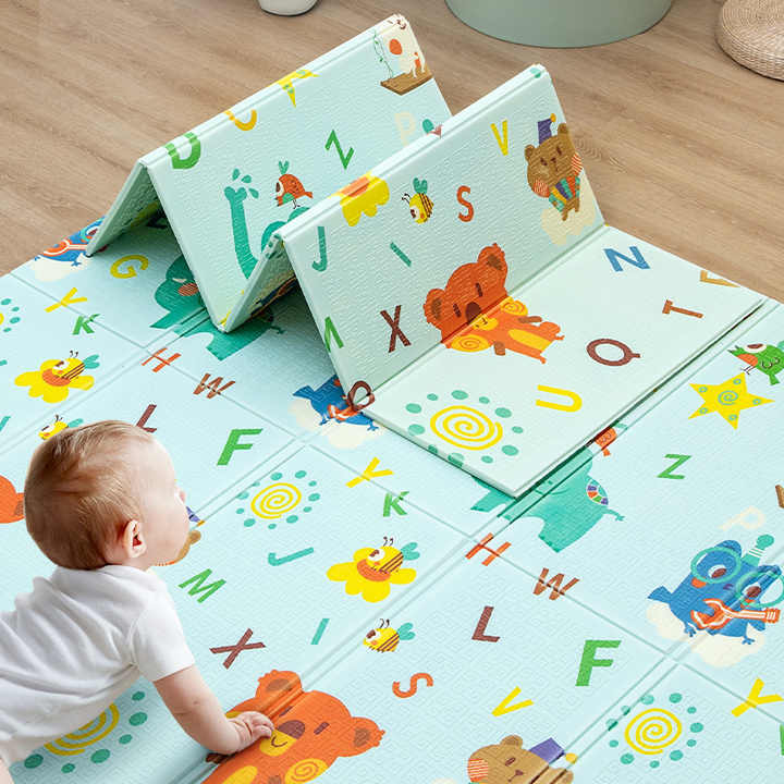 Foldable Baby Play Mat with Underwater World Print Non Toxic XPE Foam ...