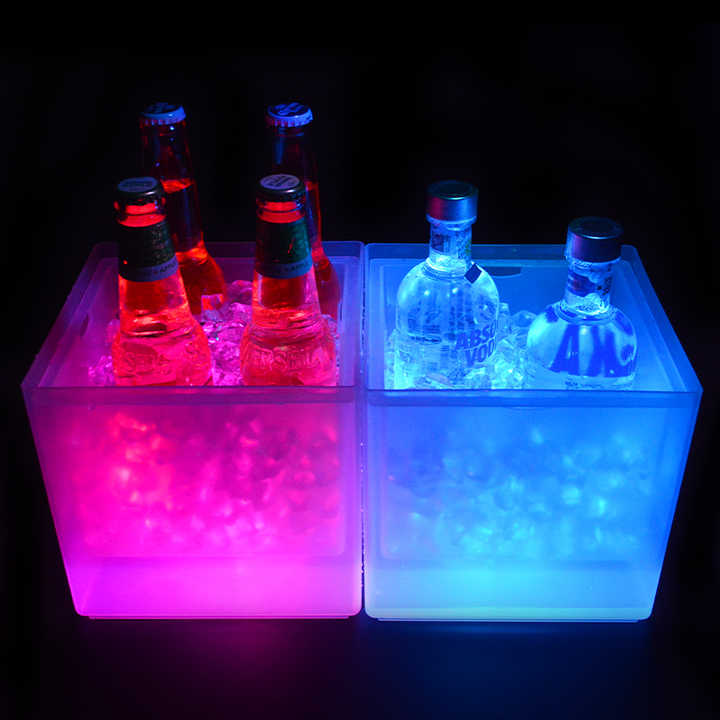 LED Luminous Ice Bucket - Sustainable & Stylish Solution