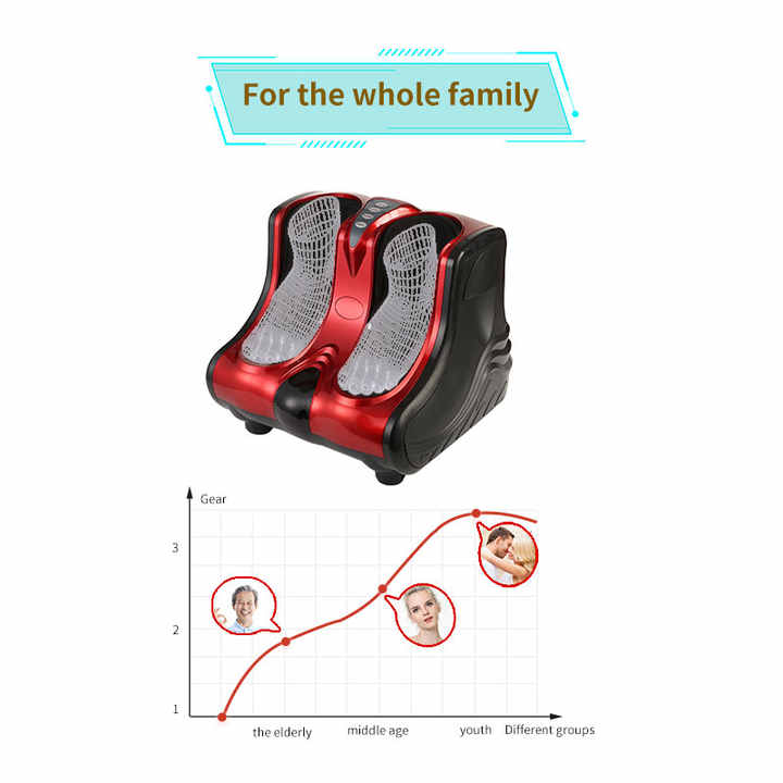 Electric Foot Massage Machine - Shiatsu & Heating Therapy