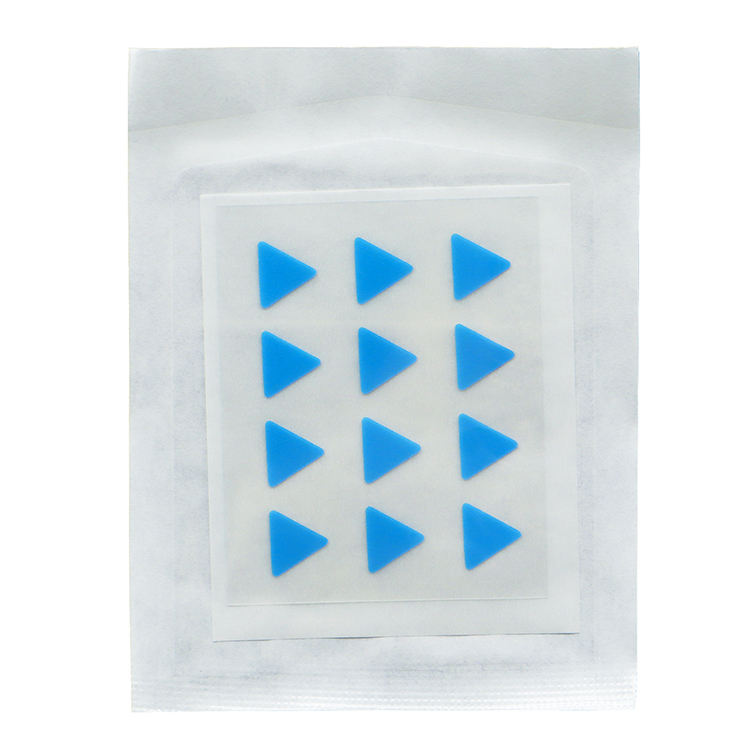 Blue Triangle Acne Patches 12pc Sheet Geometric Pimple Stickers ...
