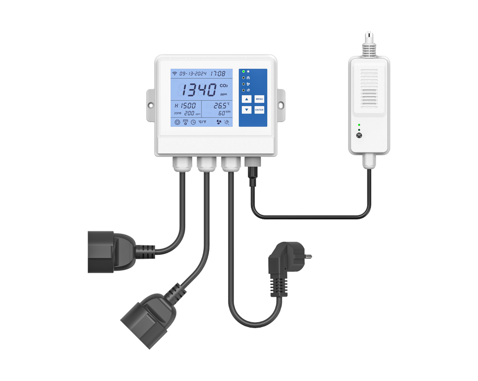 Smart CO2 Controller for Greenhouse - Precision & Reliability