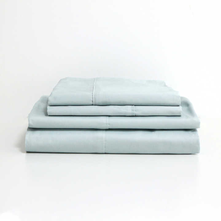 Light Blue Wholesale Five Star Hotel Quality Woven Sheet Set 100% Pure ...