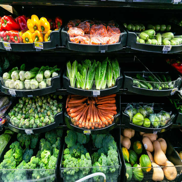 DOLA Fruit and Vegetable Plastic Trays - Eco-Friendly Display