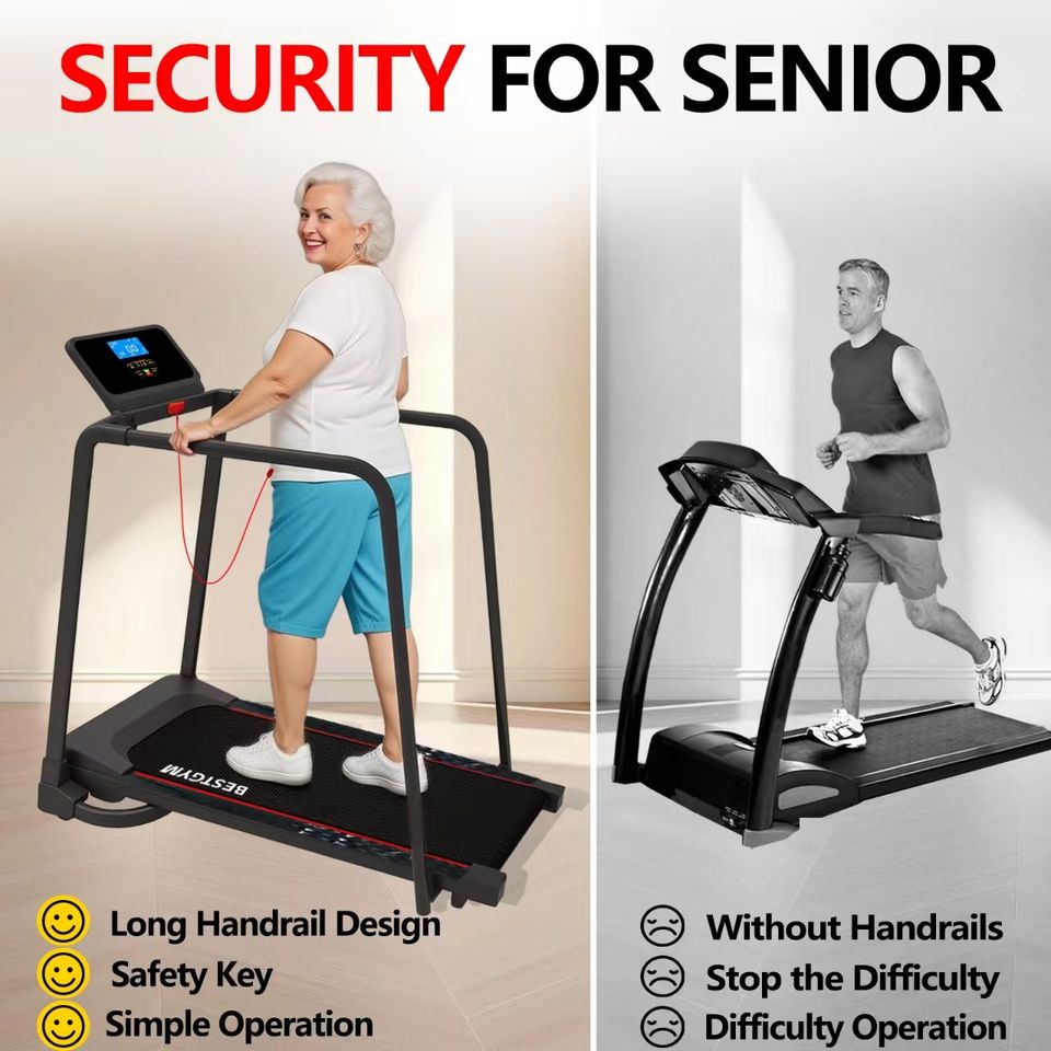 Senior Recovery Rehabilitation Treadmill Home Apartment Use Safety ...