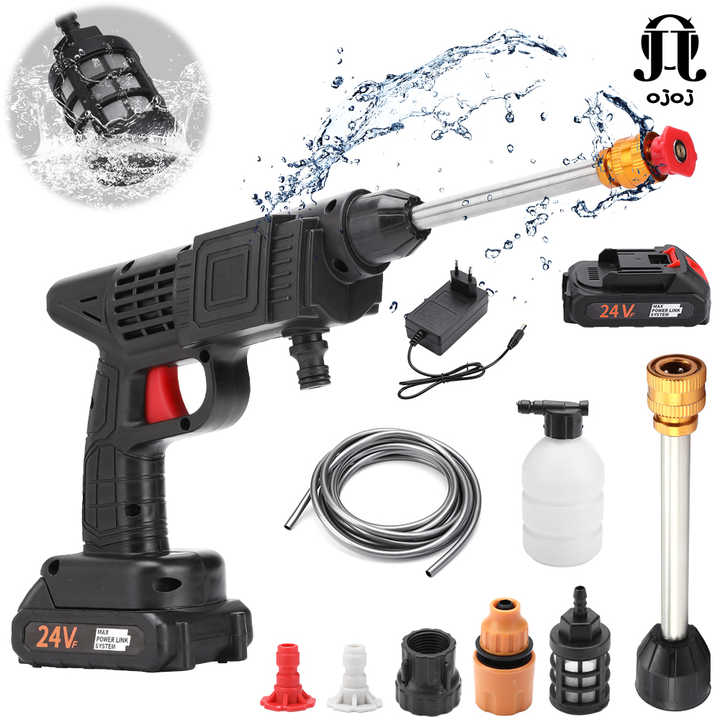Portable Cordless Electric Pressure Washer Powerful Wash Jet Patio Car ...