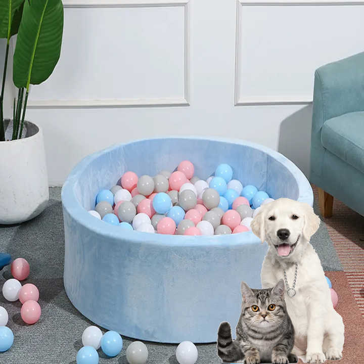 Kids Foldable House Ocean Play Ball Pool Baby Swim Pool Playground Tent ...