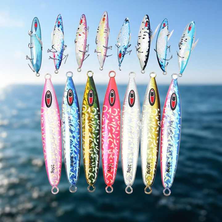 2025 NEW LIAO Slow Pitch Jig for Shark 200g 250g 300g Metal Glowing ...