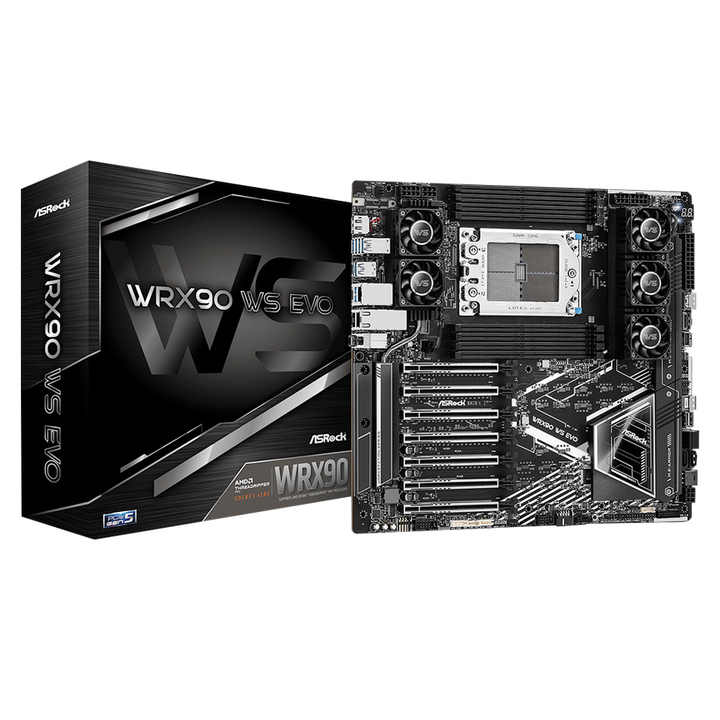 Asrock Rack Server Motherboard WRX90 WS EVO for AMD