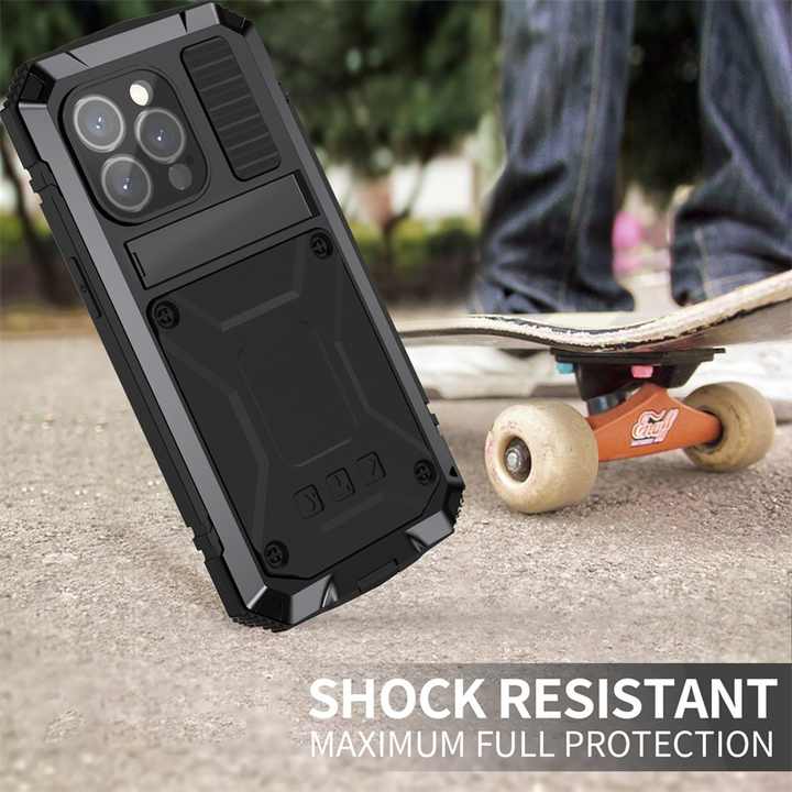 Heavy Duty Metal Armor Case for Iphone 17 & More
