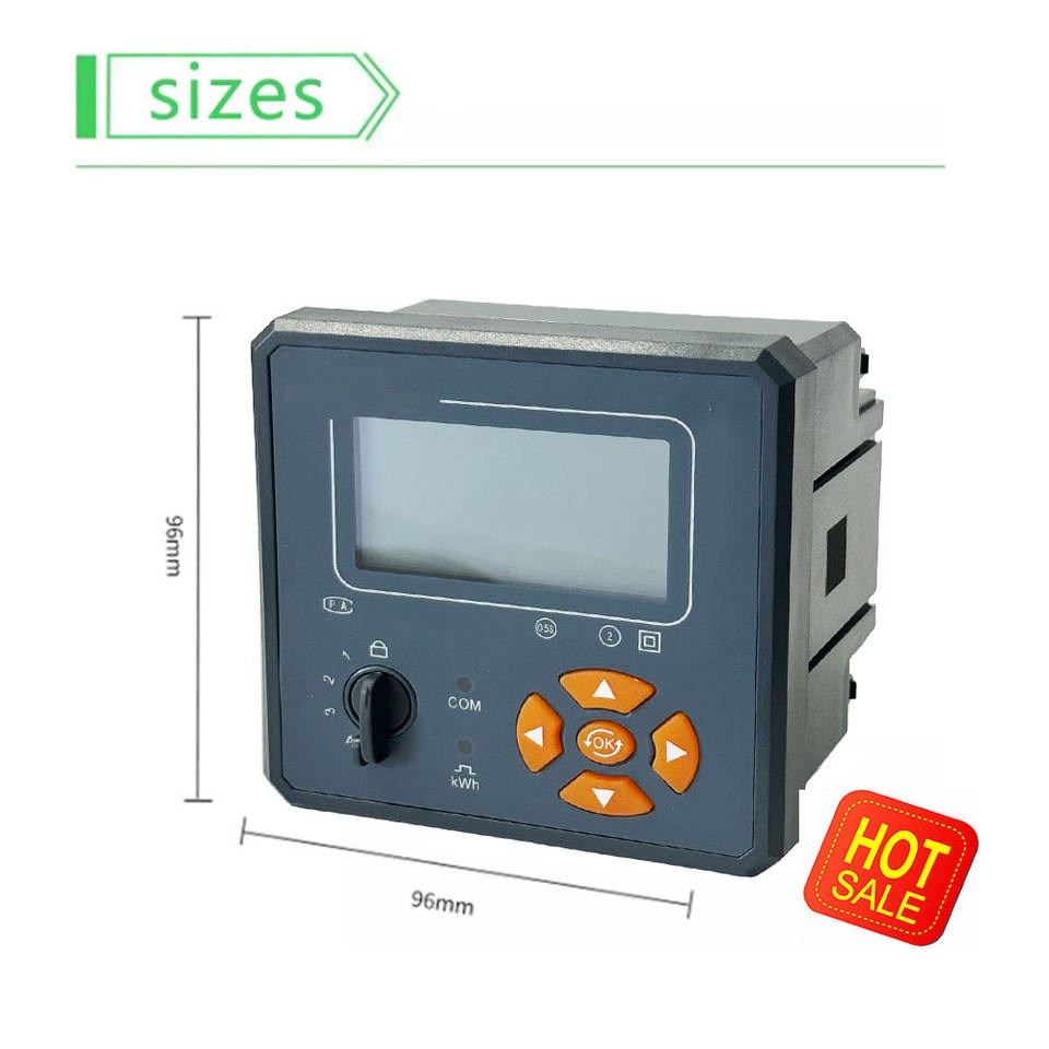 Panel Three Phase 3P4W 400Hz Digital Energy Meter with 0.5S Accuracy ...