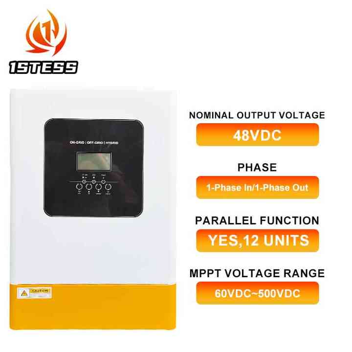 48V 6.2kw Hybrid Solar Inverter Single Phase Off Grid 6.2KVA 6200W ...
