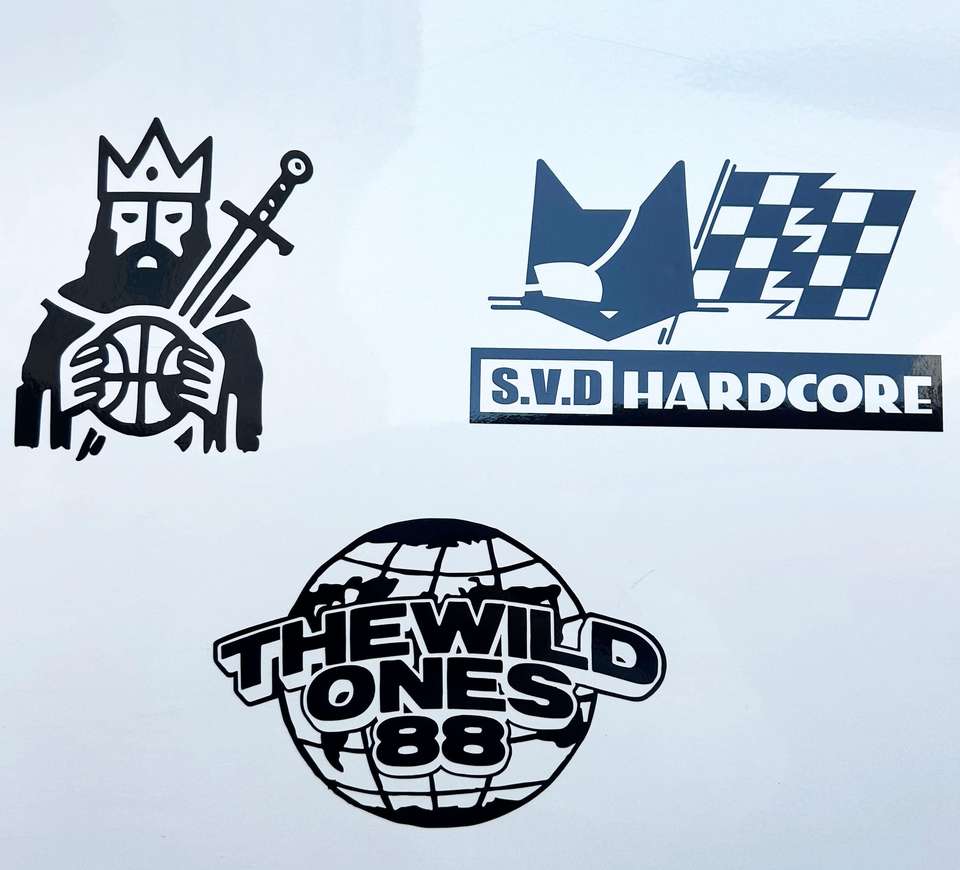 Custom UV Resistant Die Cut Logo Car Window Transfer Decal Stickers ...