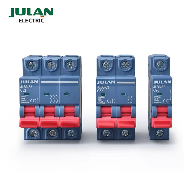 High Quality 125A 63A 6KA 1P 2P 3P 4P AC MCB DC Mini 63 Amp Circuit Breaker